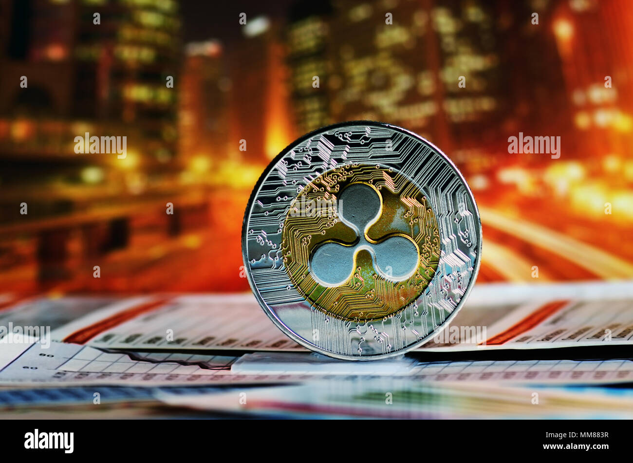 Ripple coin hi-res stock photography and images - Alamy