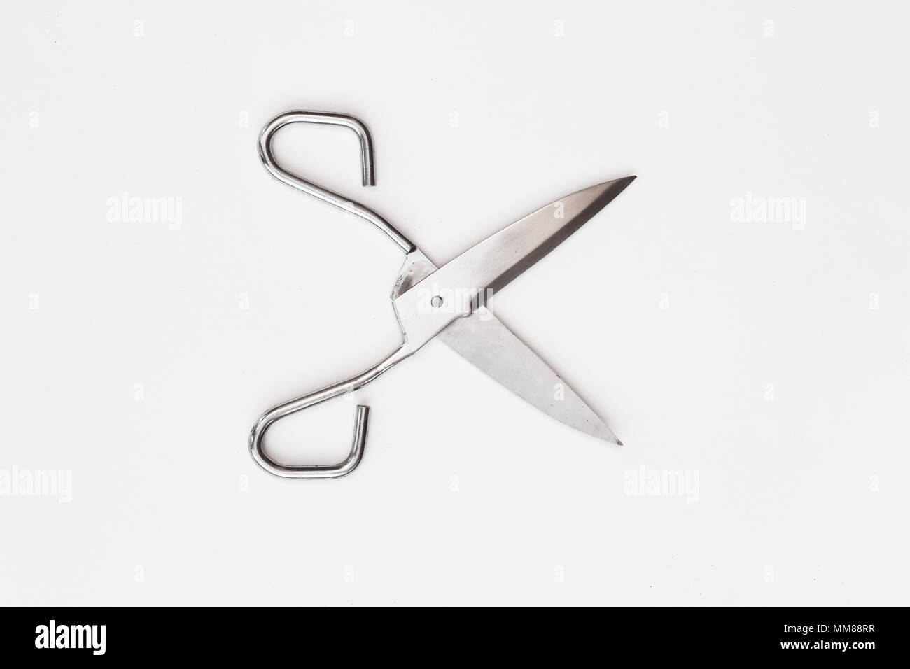 scissors isolated on white background Stock Photo - Alamy