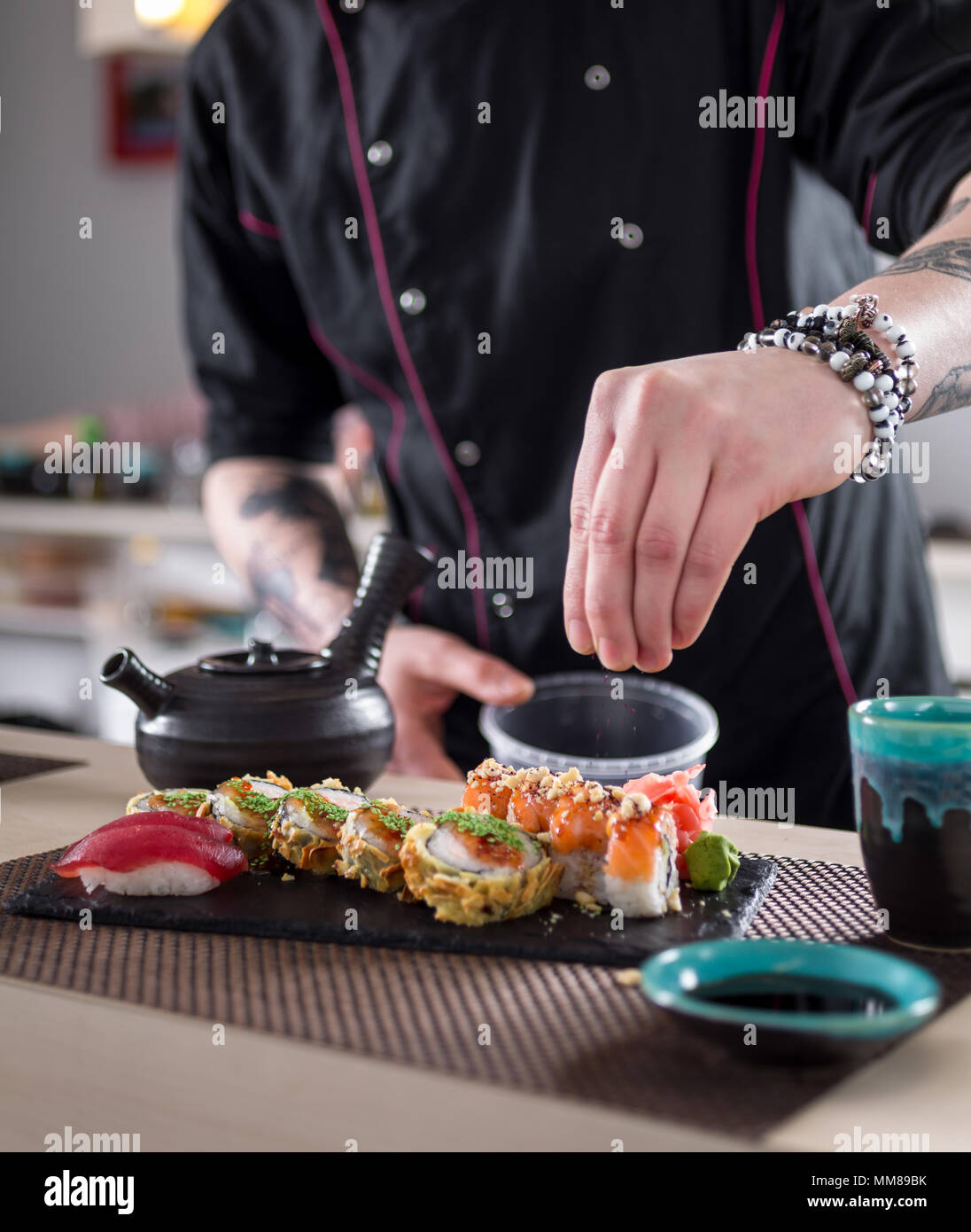 Eel preparing hi-res stock photography and images - Alamy