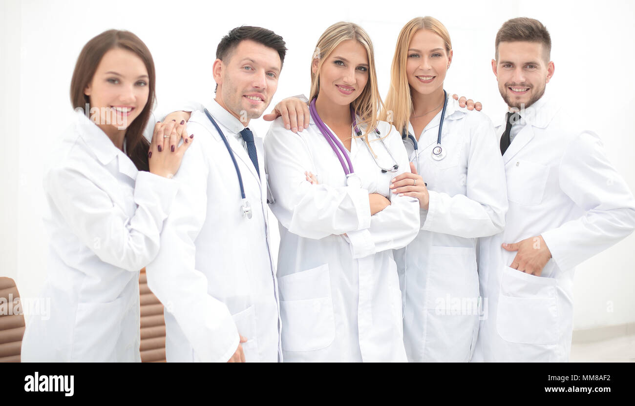 group portrait of a professional medical team Stock Photo - Alamy