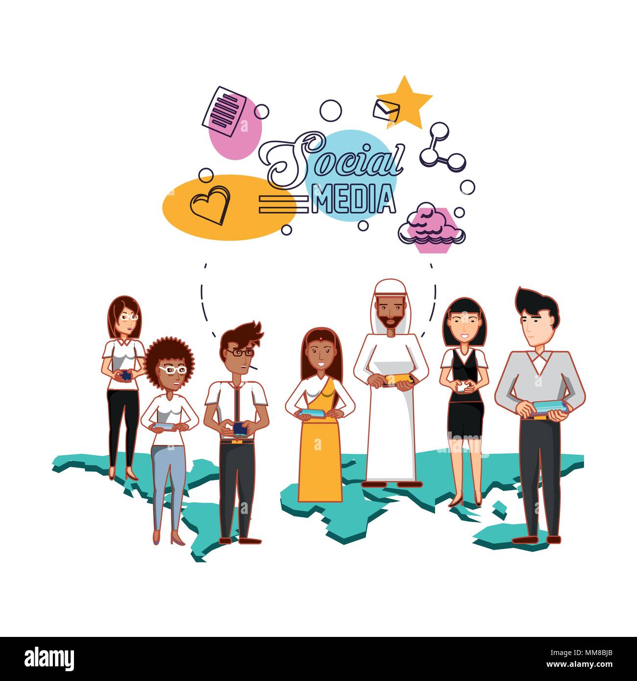 Different groups of people icons Stock Vector Images - Alamy