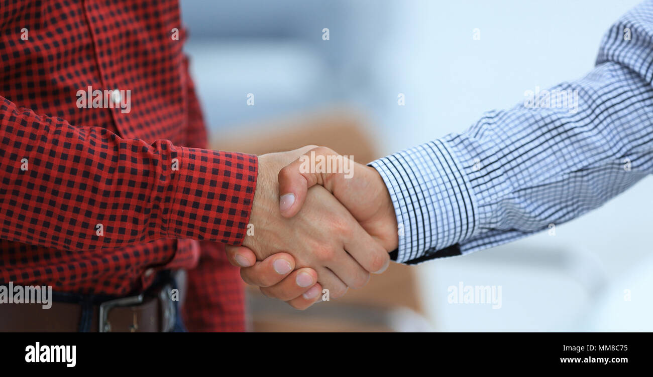 Close up handshake between businessman hi-res stock photography and ...