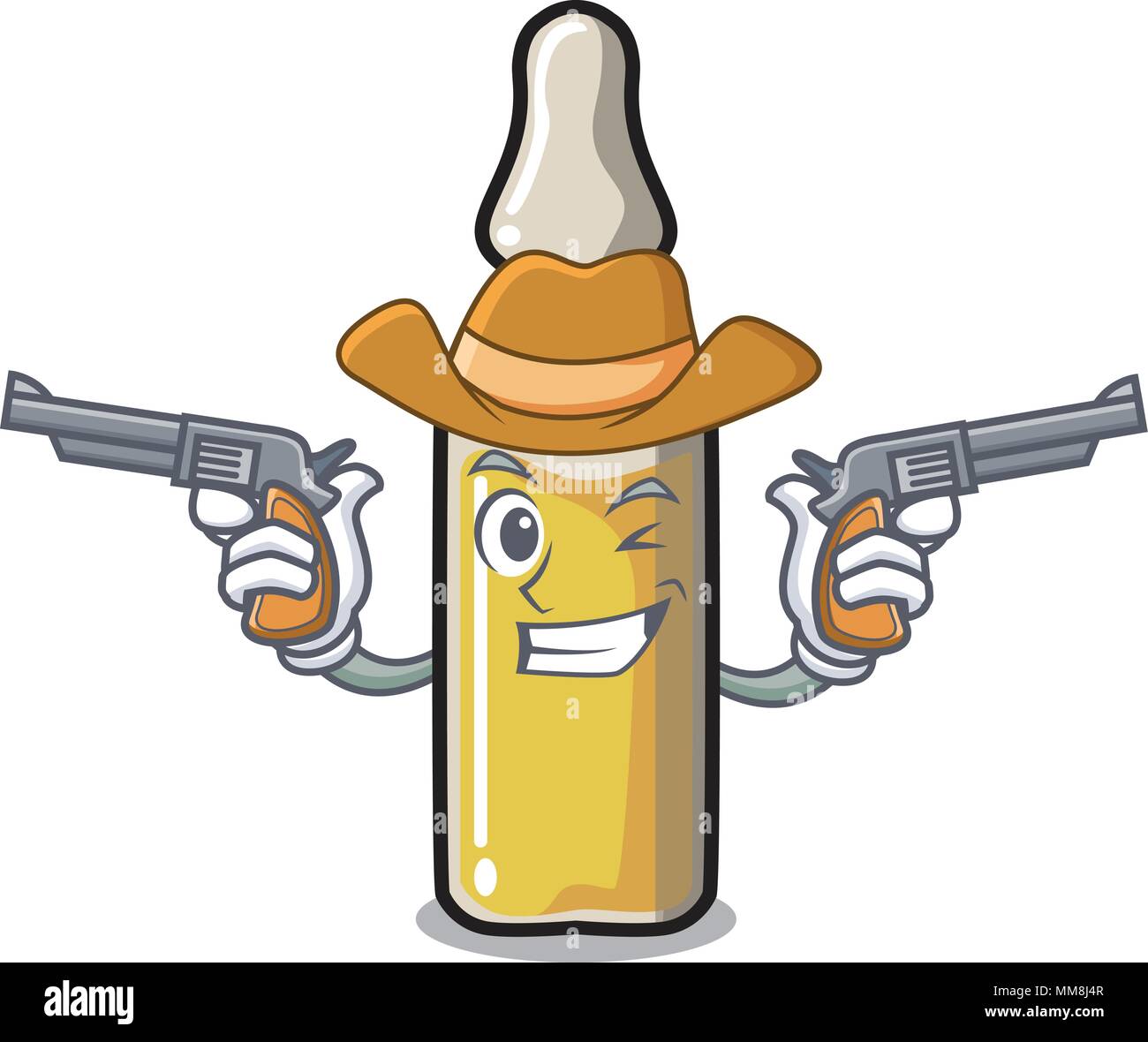 Cowboy falling Stock Vector Images - Alamy