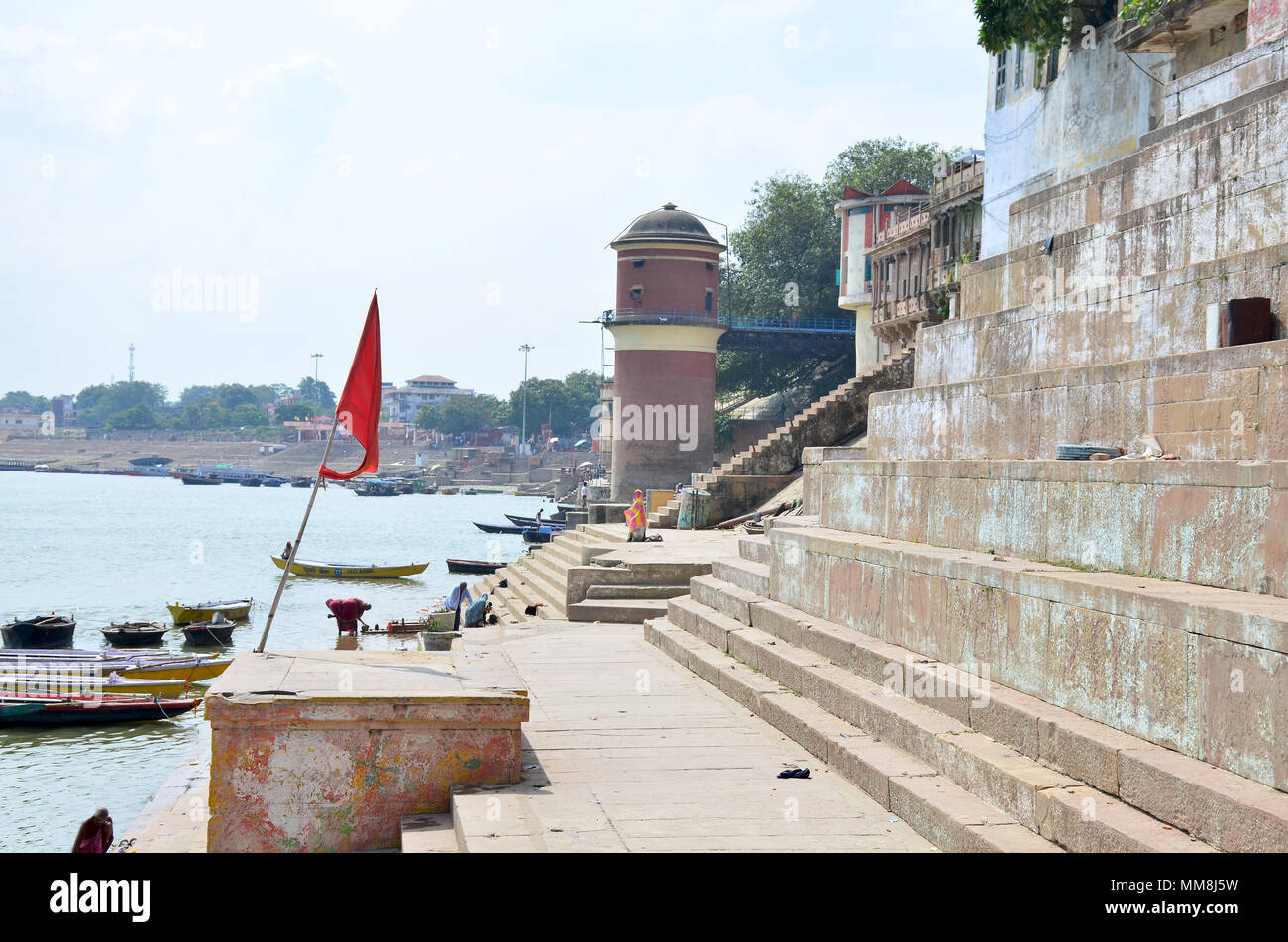 The landscape protected the Ganges River in India Stock Photo - Alamy