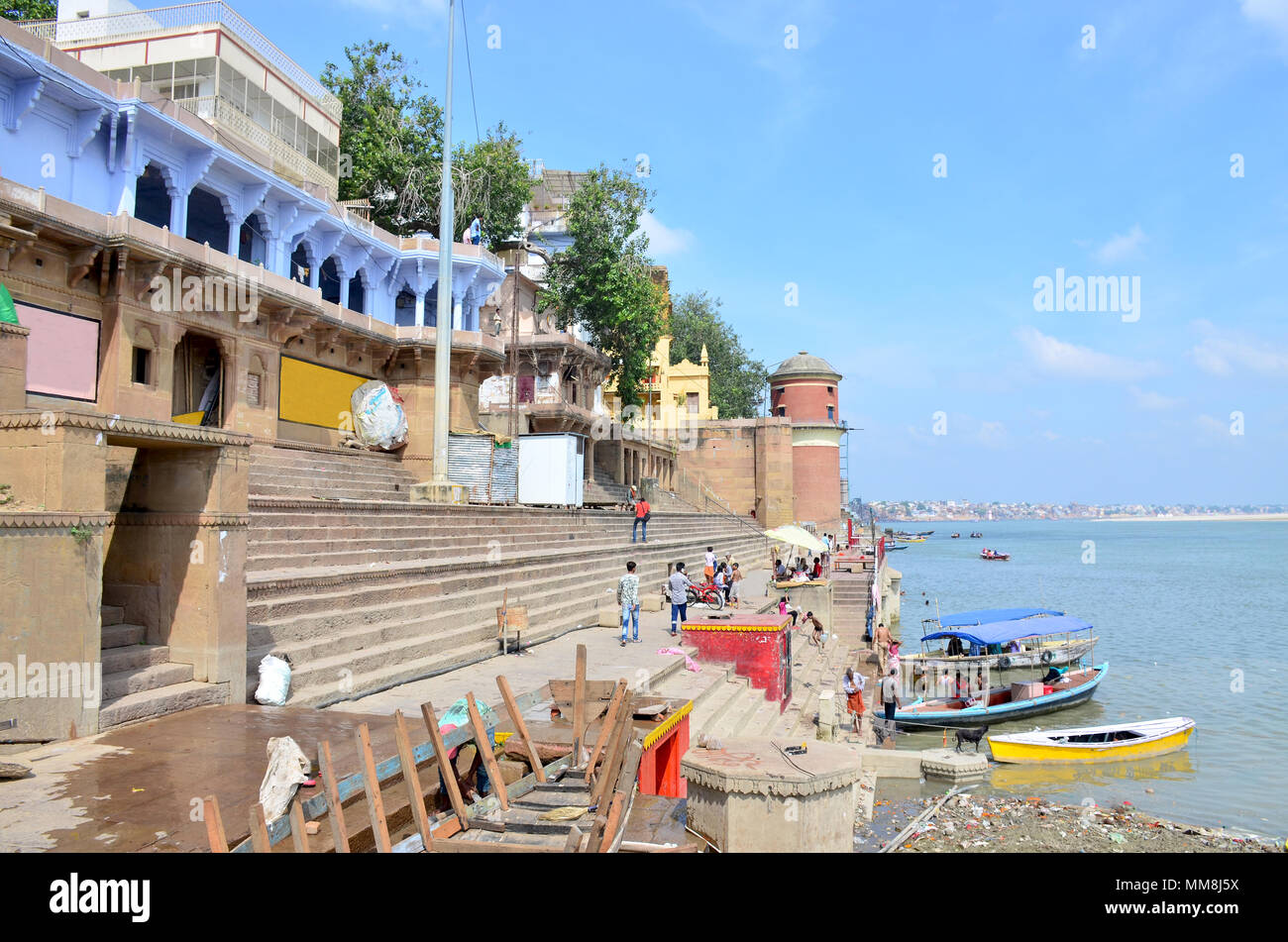 The landscape protected the Ganges River in India Stock Photo - Alamy