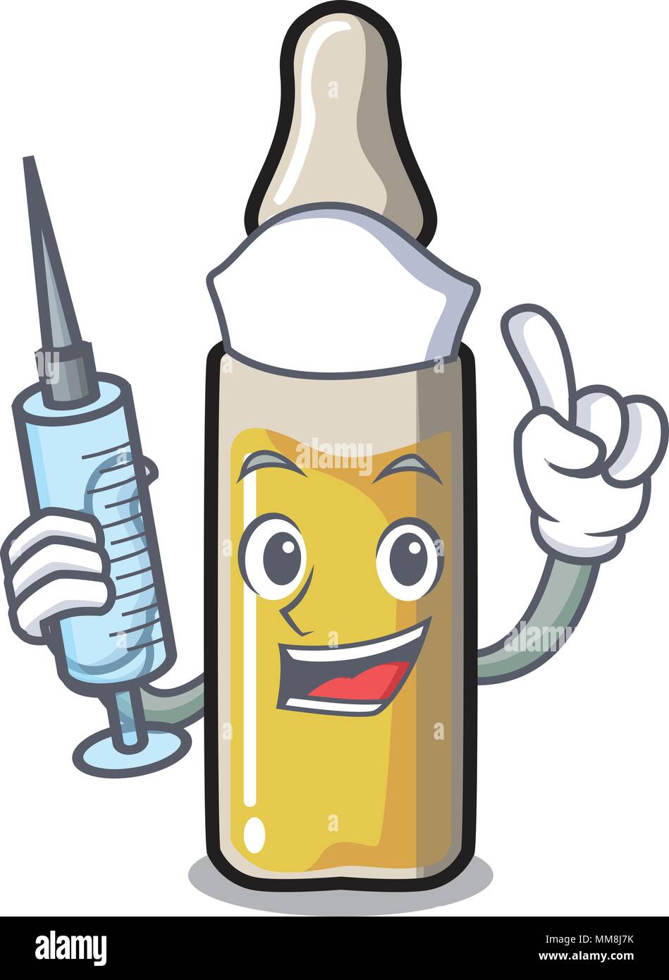 Nurse ampoule character cartoon style Stock Vector Image & Art - Alamy