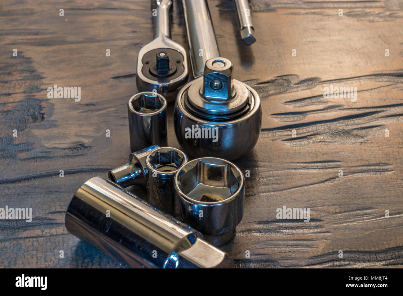 socket wrenches and sockets Stock Photo - Alamy