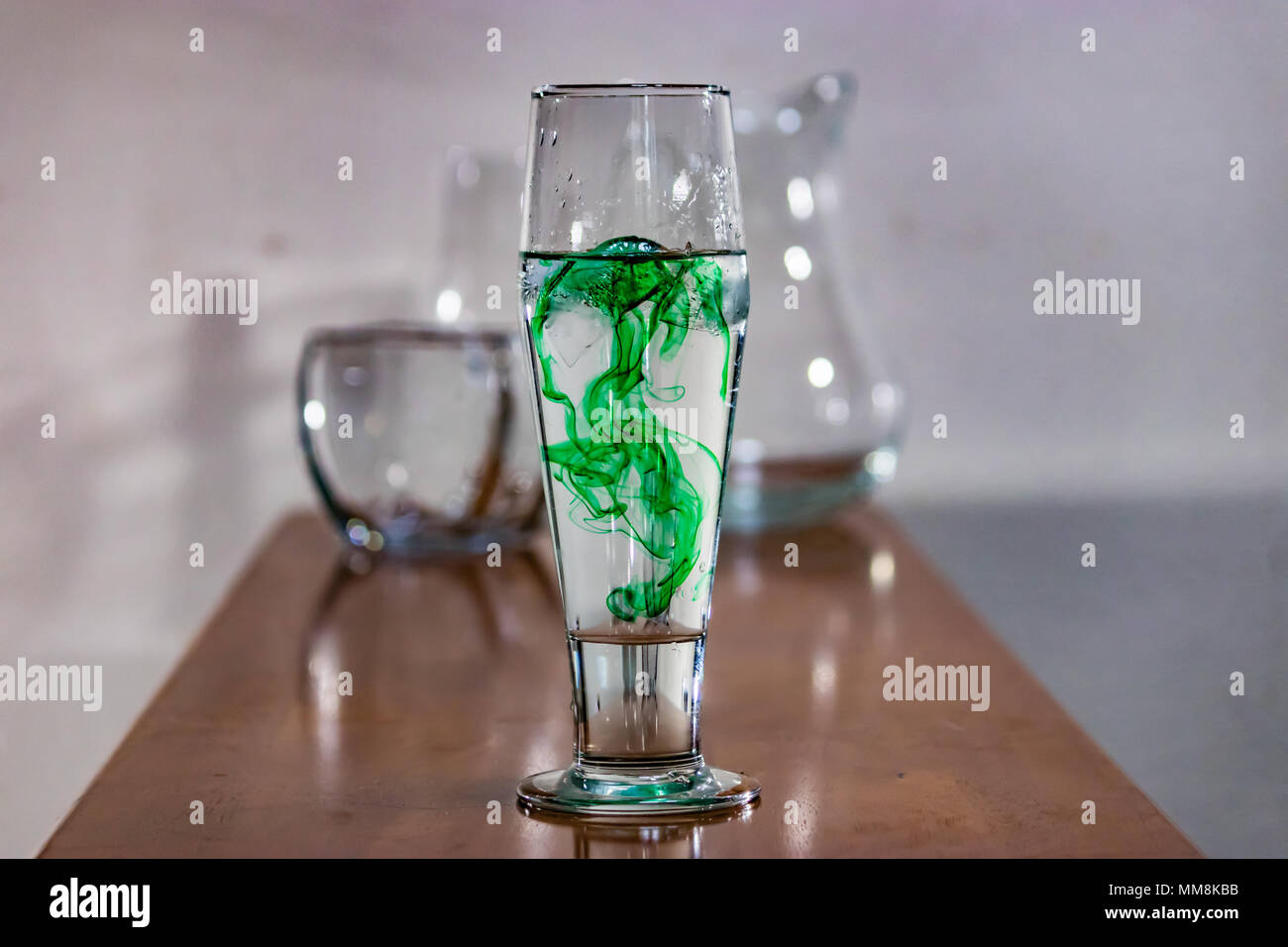 Ink water glass spreading hi-res stock photography and images - Alamy