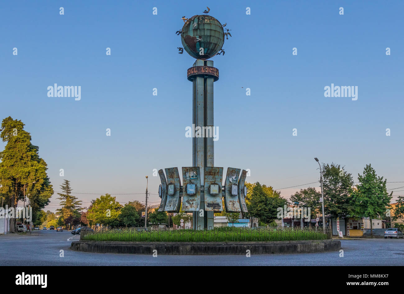 in Georgia is possible to find many examples of soviet architecture ...