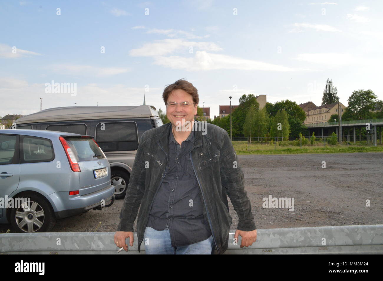 "loebau saxonia germany May 9 2018: Frank Zander and son Marcus in ...