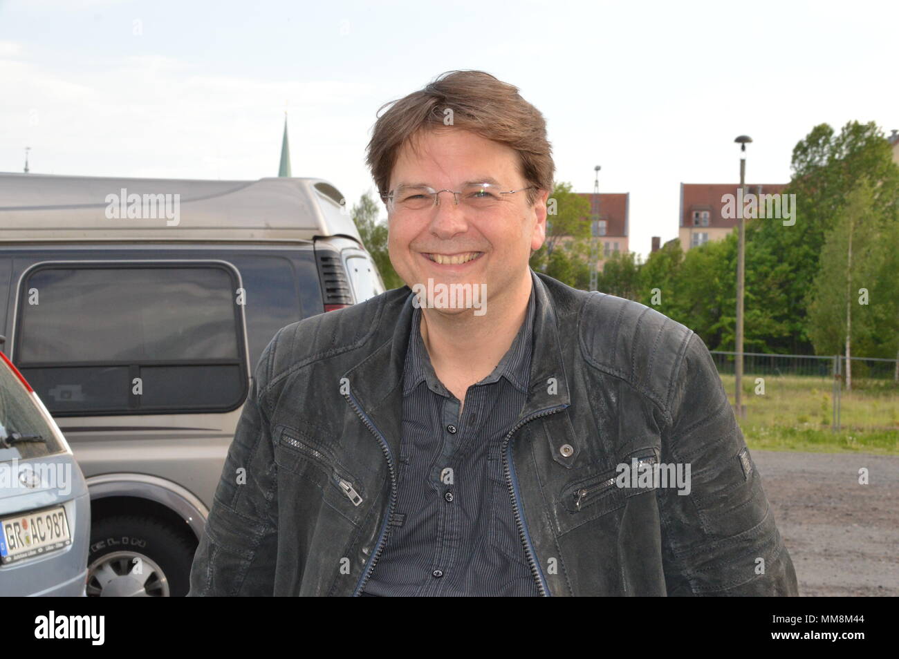 "loebau saxonia germany May 9 2018: Frank Zander and son Marcus in ...