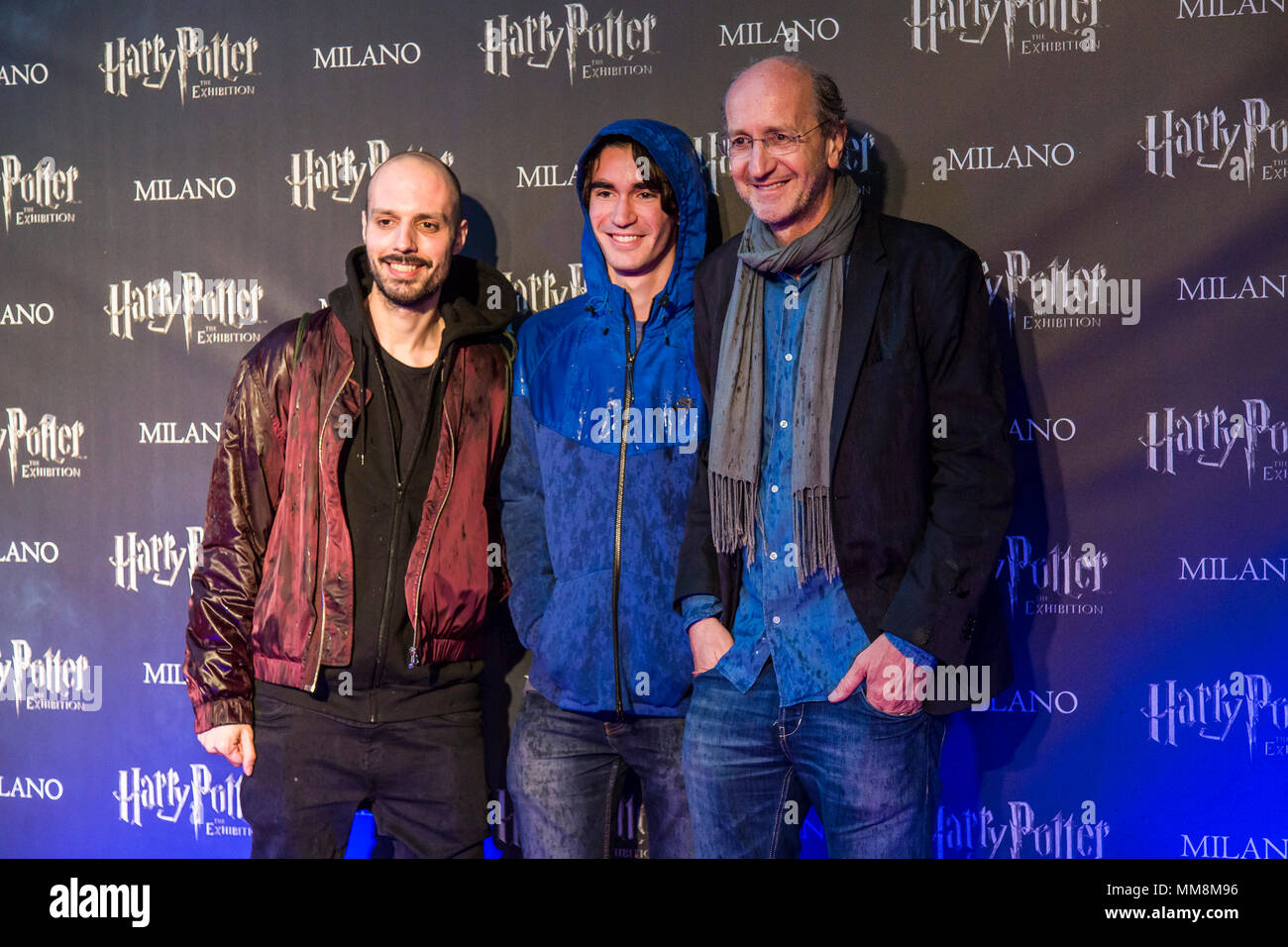 Milan, Italy. 09th May, 2018. Luca De Gennaro (on the right) and other ...