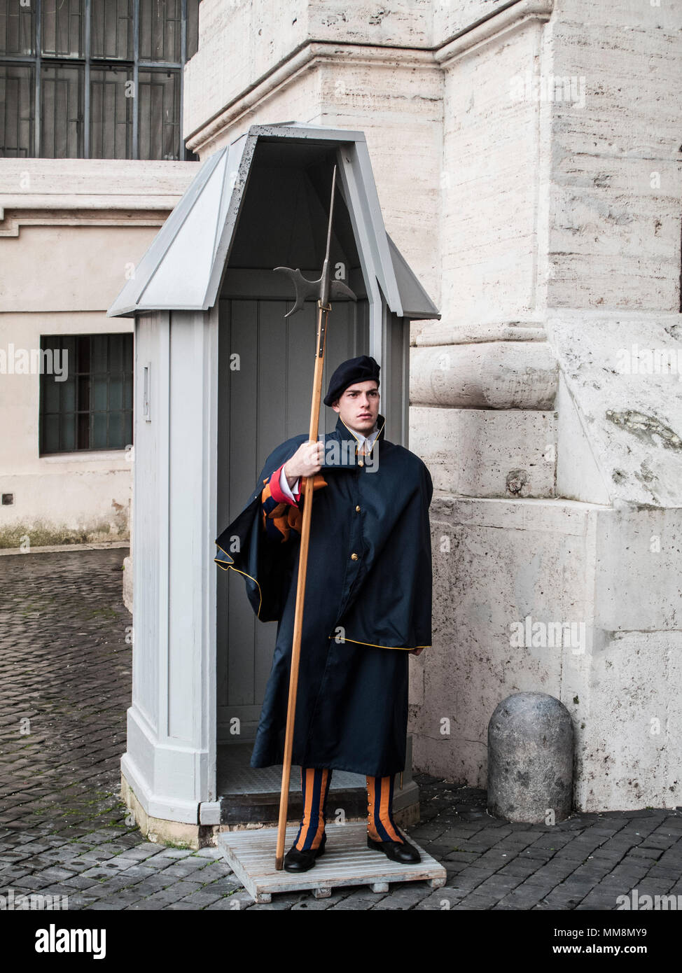 The Pontifical Swiss Guard in Vaticano in Rome Stock Photo - Alamy