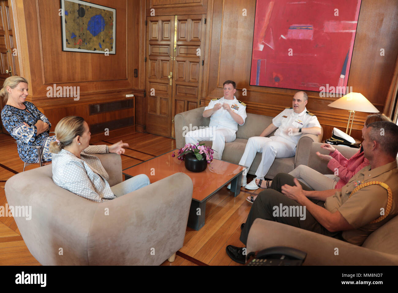 170908-N-KW515-116 PALMA DE MALLORCA, Spain (Sept. 8, 2017) Capt. Larry ...