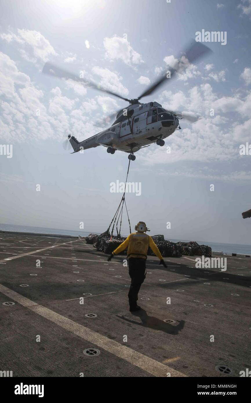 U.S. FIFTH FLEET AREA OF OPERATIONS (Sept. 12, 2017) – An AS332 Super ...