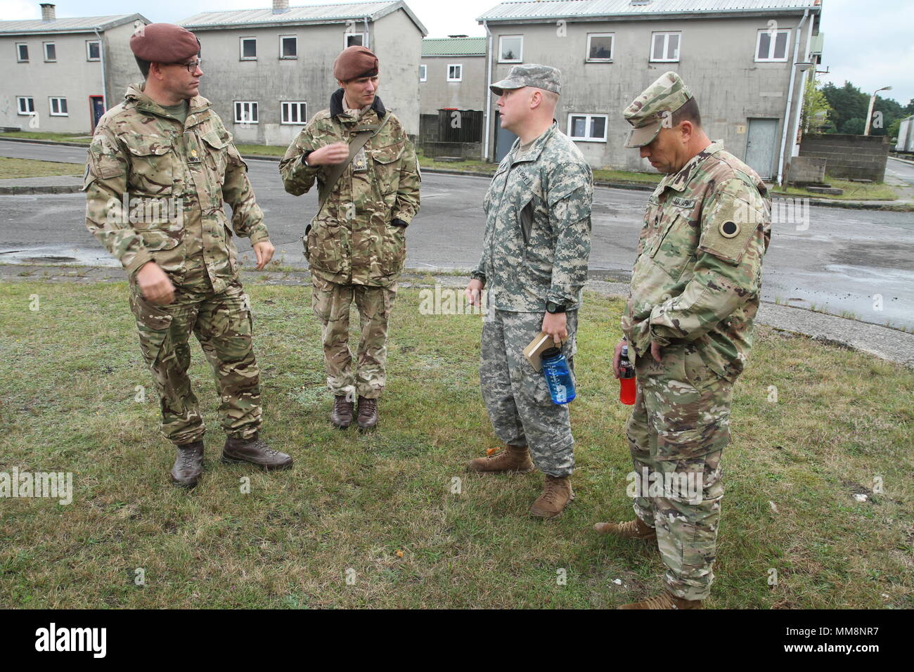 Michigan Army National Guard Soldiers of C Company, 1st Battalion ...