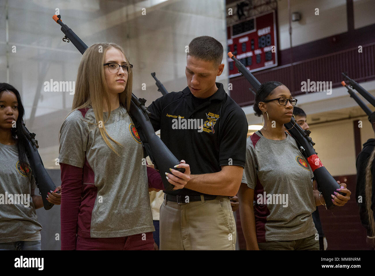 Lance Cpl. Daniel Linebaugh, rifle inspection team, U.S. Marine Corps ...