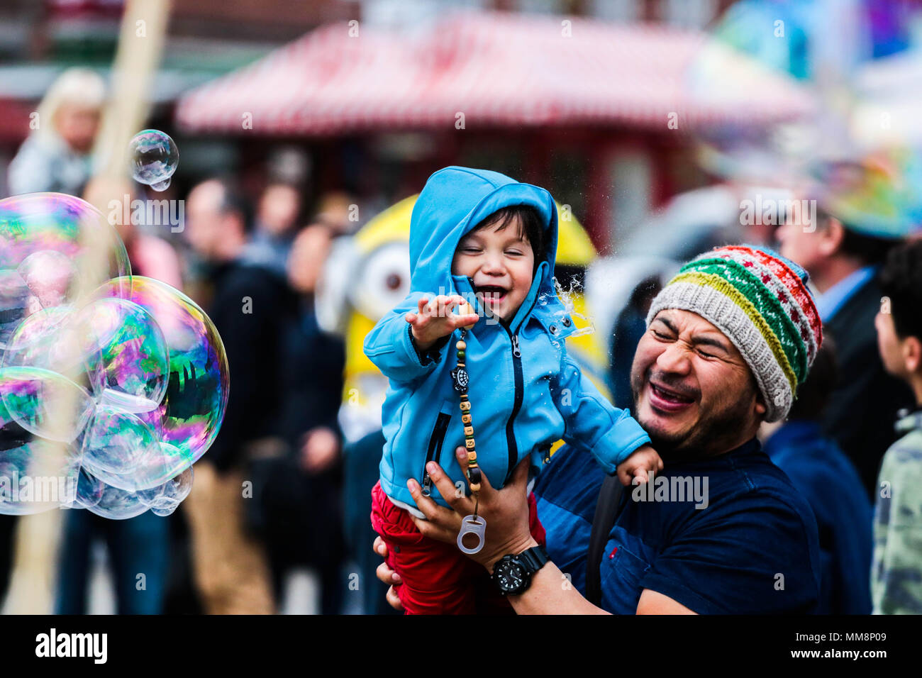Sad toy with flower Stock Photo - Alamy