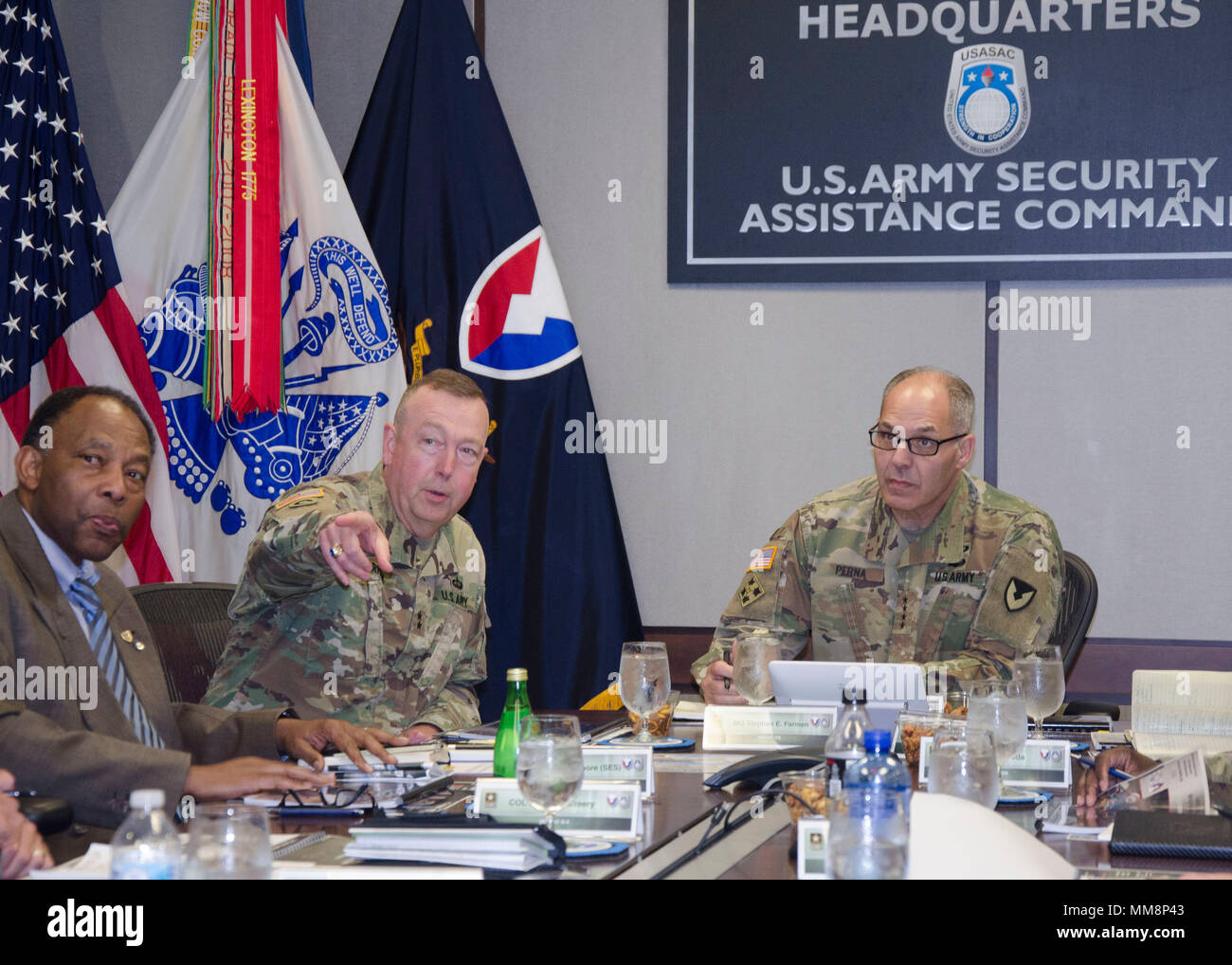 U.S. Army Security Assistance Command’s commander Maj. Gen. Stephen ...