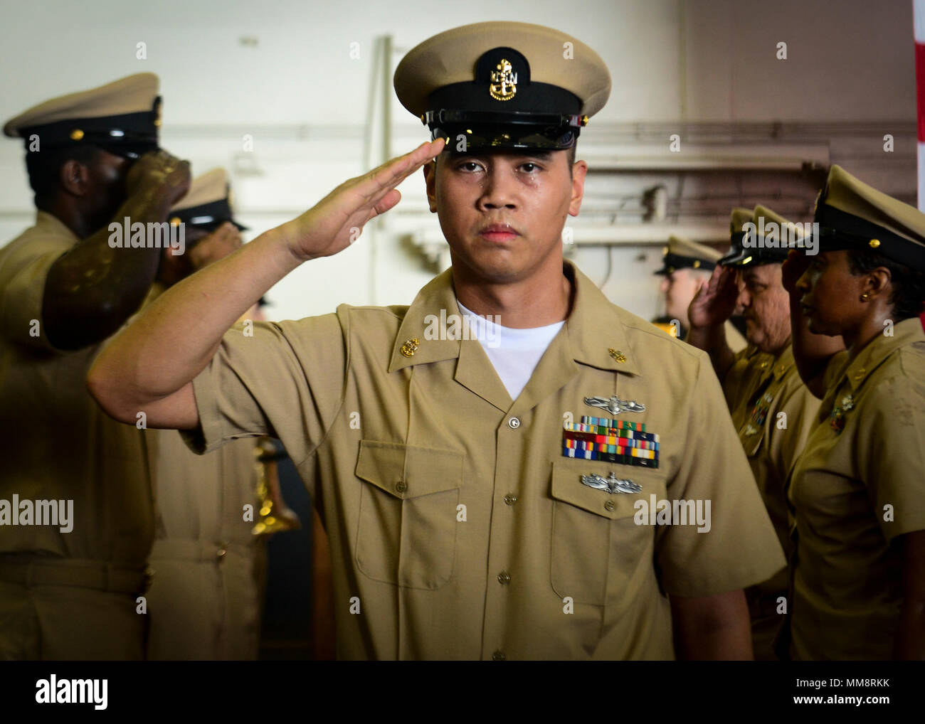 Us navy chief petty officer hi-res stock photography and images - Alamy