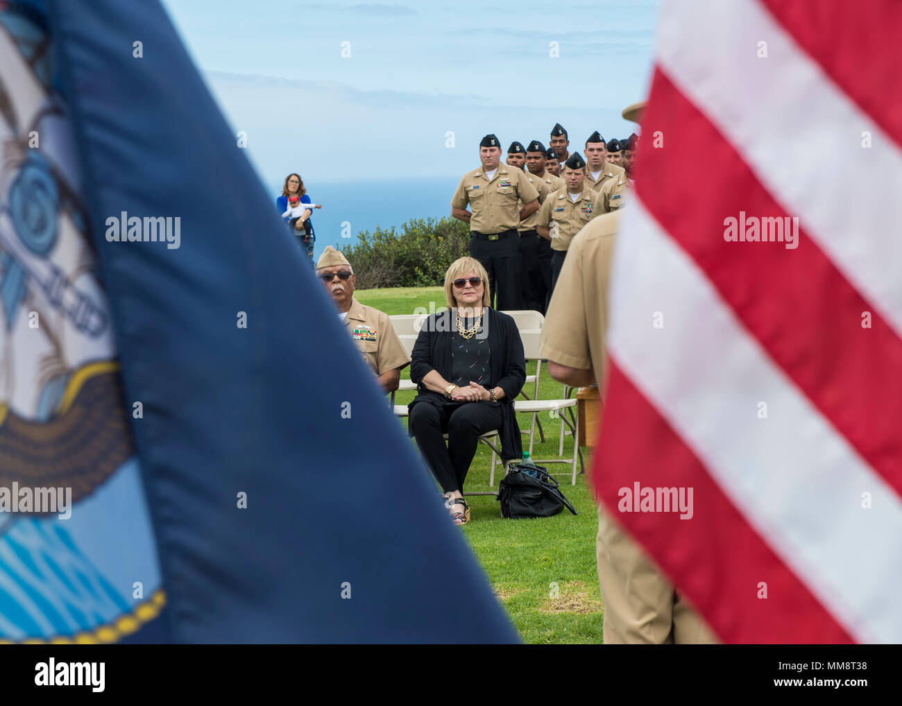 SAN DIEGO (Sept. 15, 2017) -- Sally Monsoor, mother of Medal of Honor ...