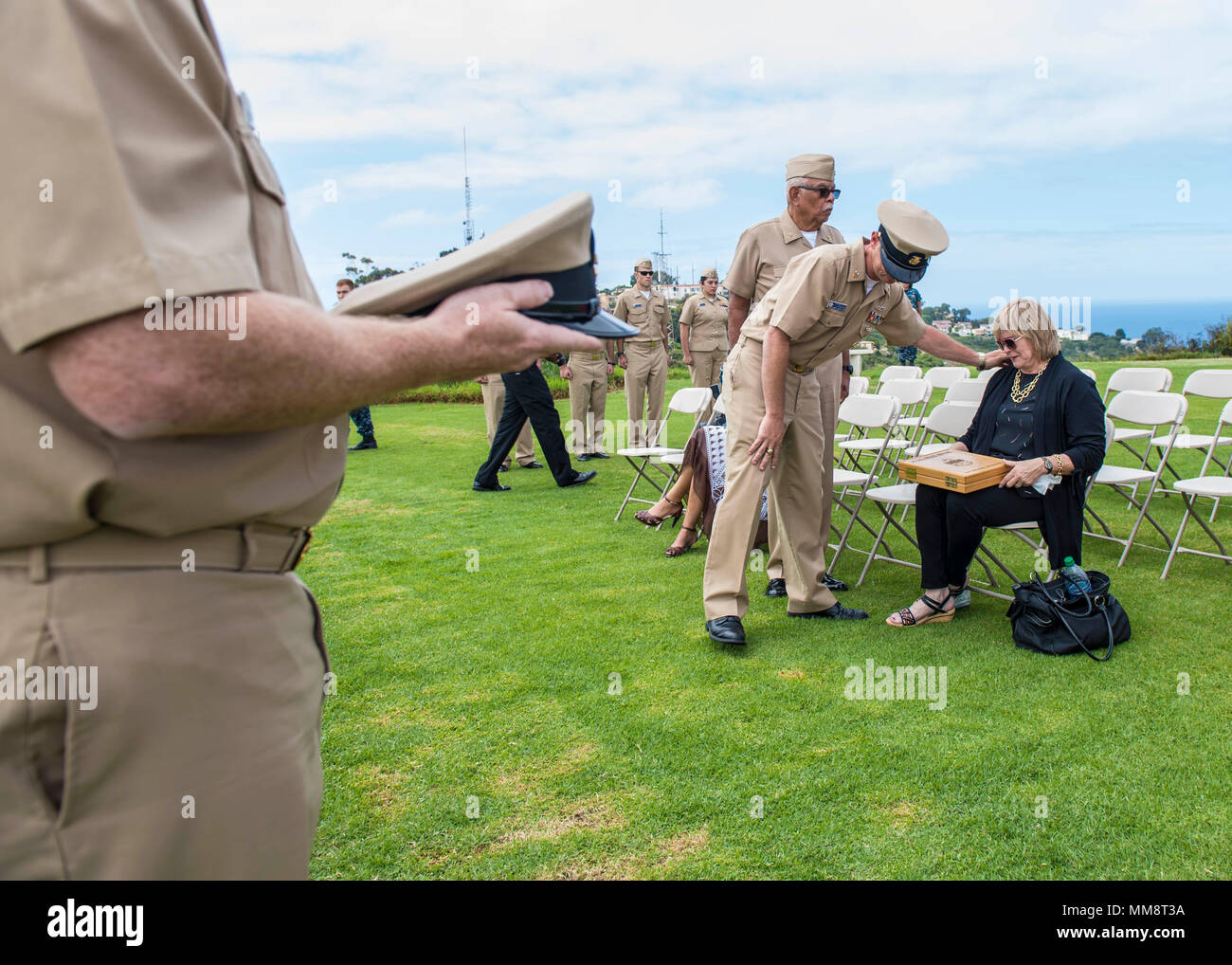 SAN DIEGO (Sept. 15, 2017) -- Command Master Chief Patrick A. Tummins ...
