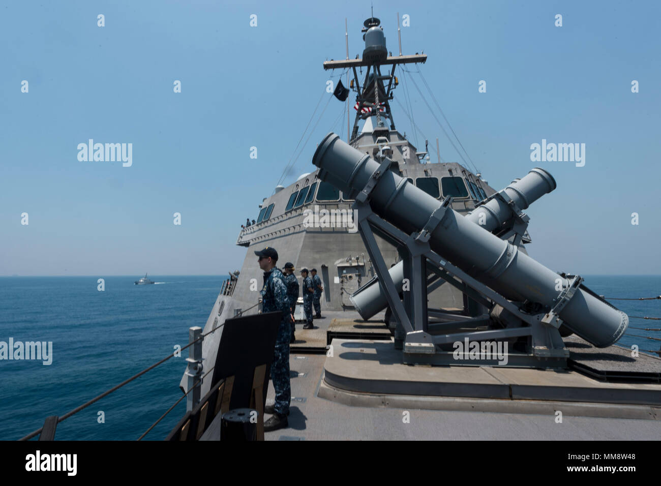 170916-N-GR361-017 JAVA SEA (Sep. 16, 2017) The littoral combat ship ...