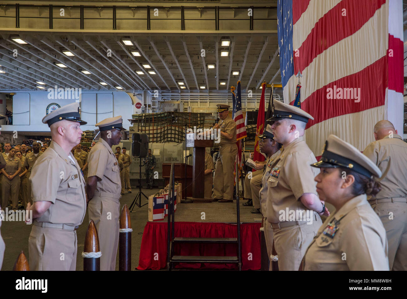 170916-N-DC385-039 PHILIPPINE SEA (Sept. 16, 2017) Capt. Larry McCullen ...