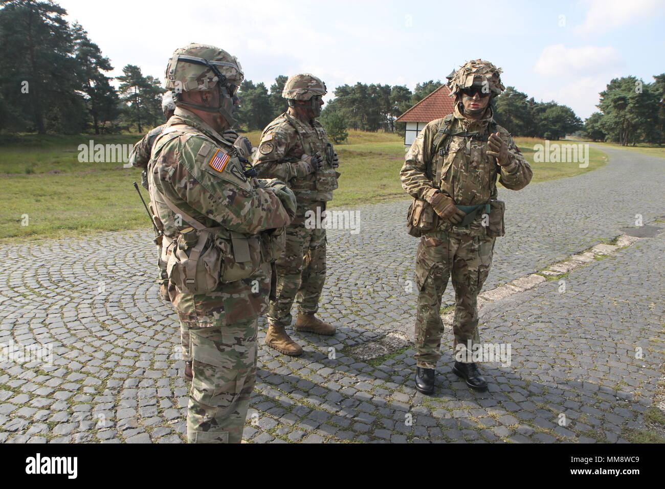 In preparation for the combined arms exercise to occur Sept. 18, 2017 ...