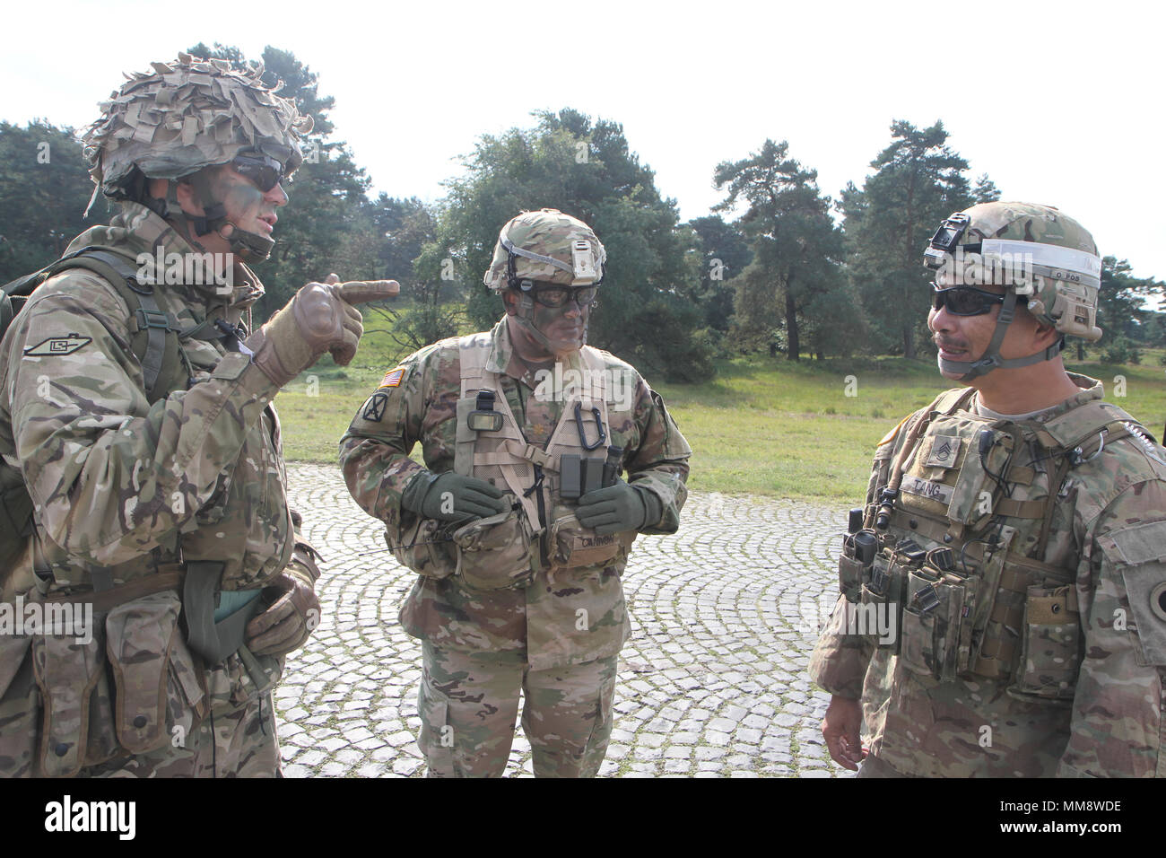 In preparation for the combined arms exercise to occur Sept. 18, 2017 ...