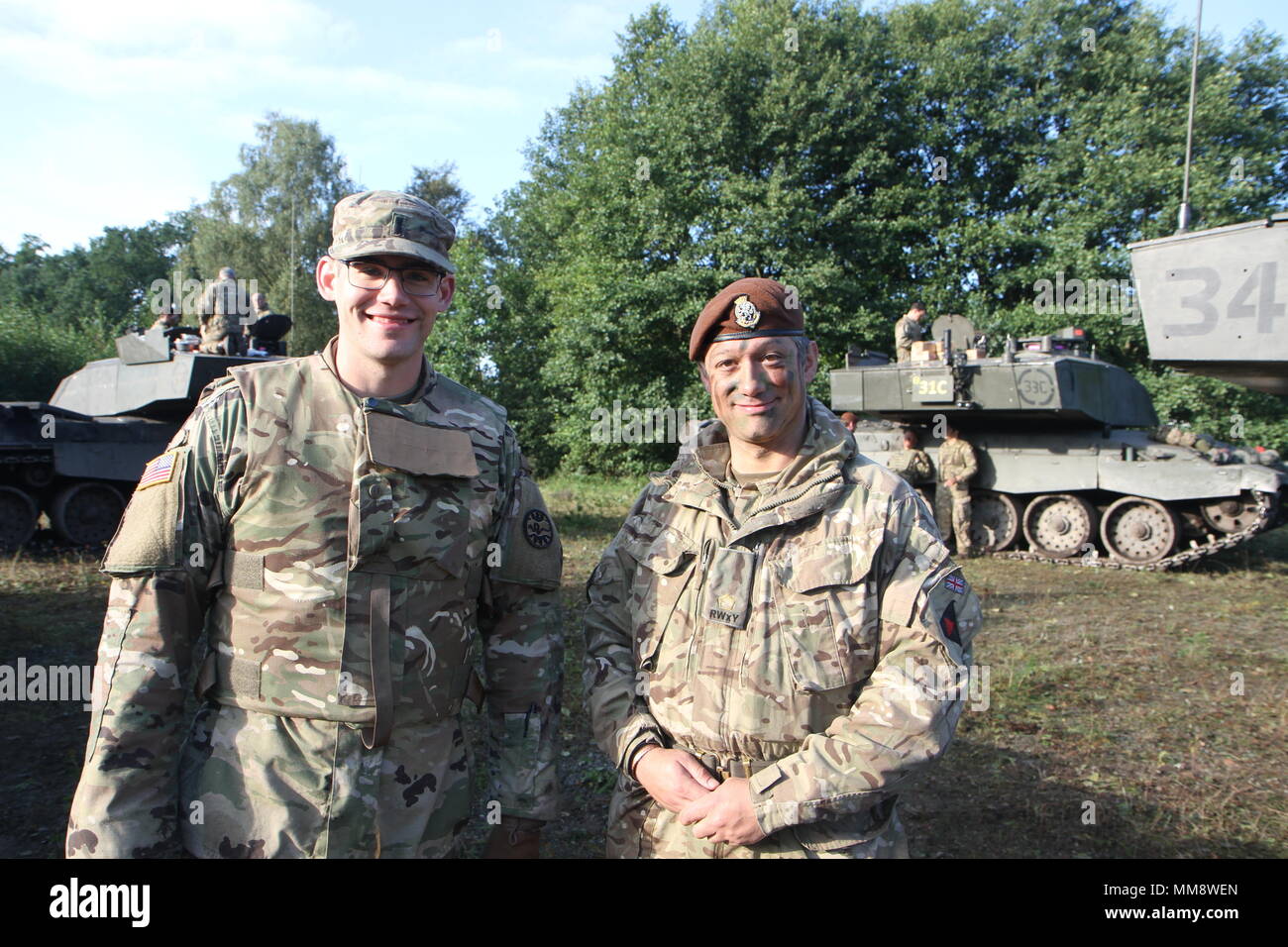 In preparation for the combined arms exercise to occur Sept. 18, 2017 ...