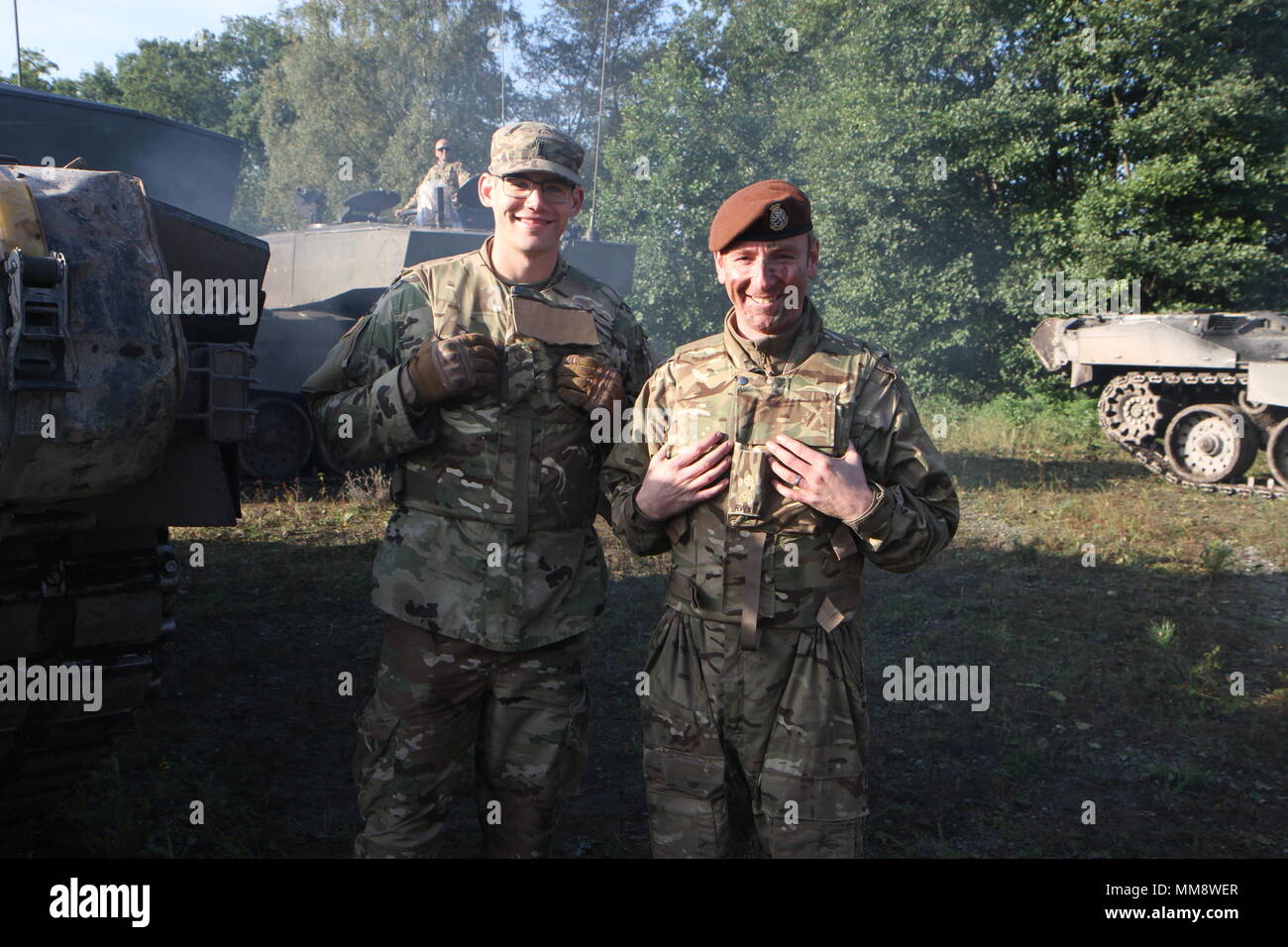 In preparation for the combined arms exercise to occur Sept. 18, 2017 ...