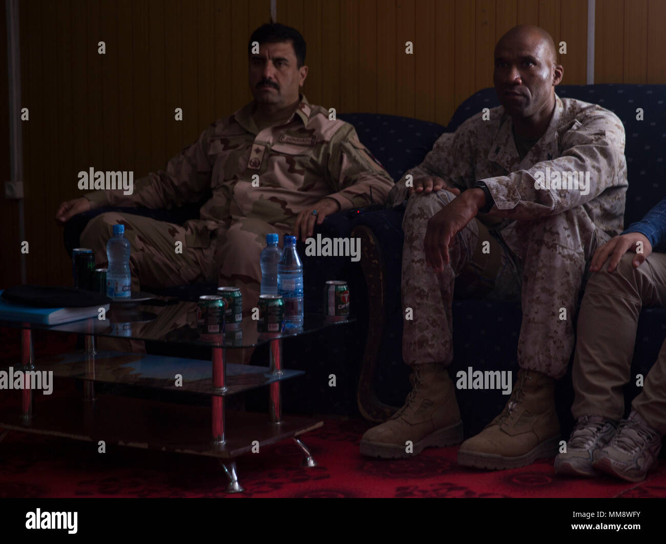 Brig. Gen. Daud Ghulam Tarakhel, left, the commanding general of the ...