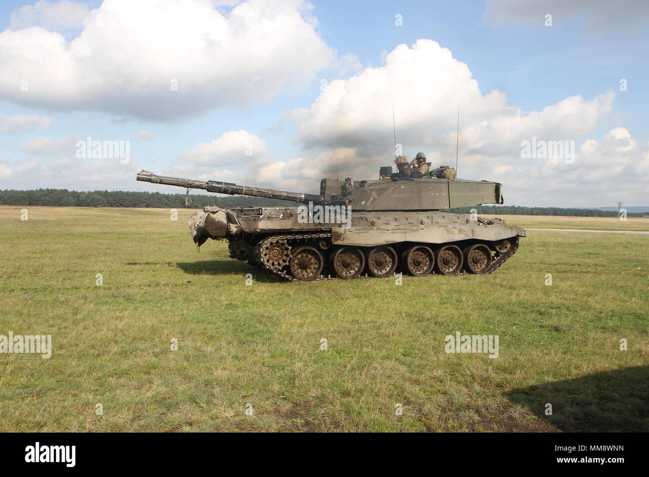 On Sept. 16, 2017 tanks of the Royal Wessex Yeomanry, a British Reserve ...