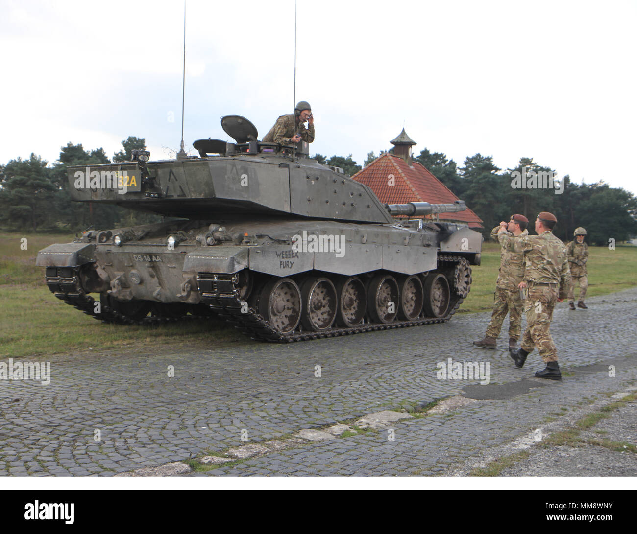 On Sept. 16, 2017 tanks of the Royal Wessex Yeomanry, a British Reserve ...