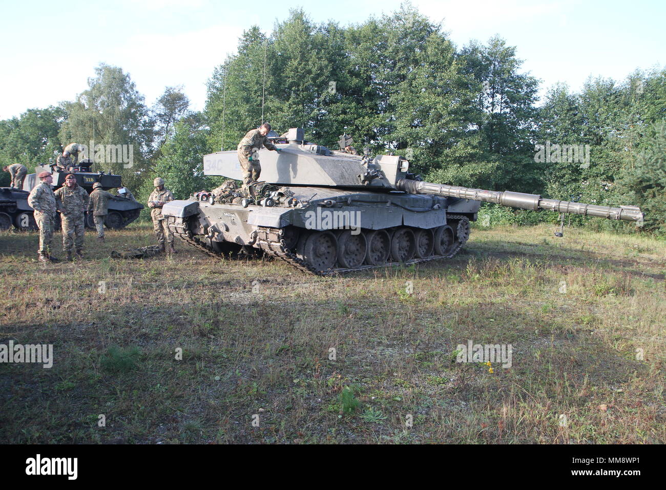 On Sept. 16, 2017 tanks of the Royal Wessex Yeomanry, a British Reserve ...