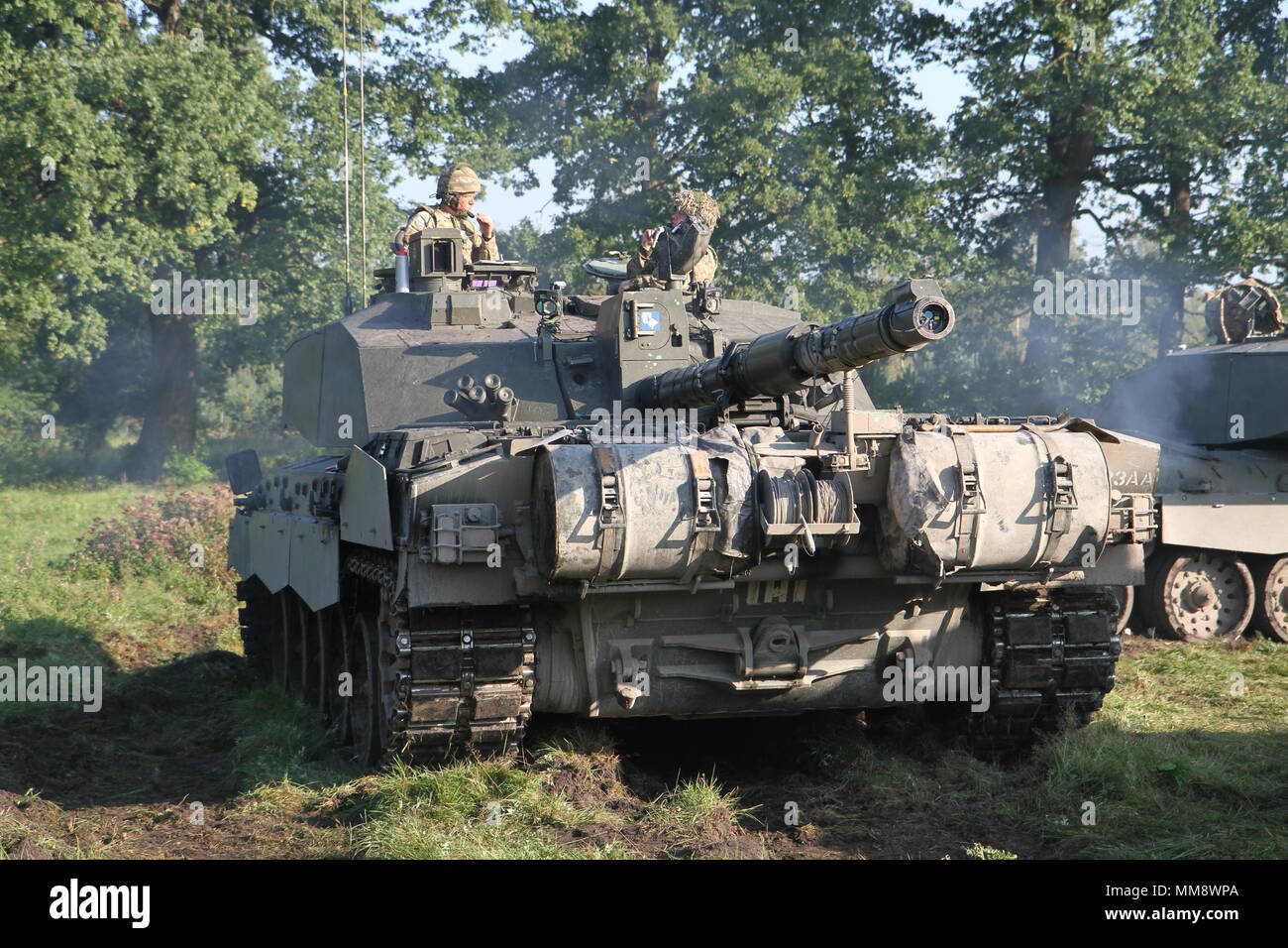 On Sept. 16, 2017 tanks of the Royal Wessex Yeomanry, a British Reserve ...