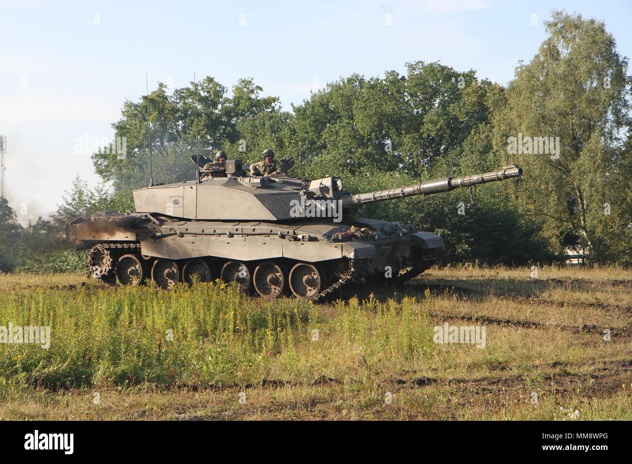 On Sept. 16, 2017 tanks of the Royal Wessex Yeomanry, a British Reserve ...
