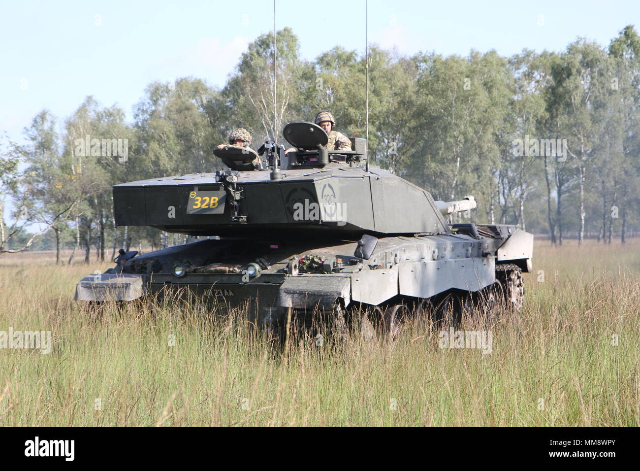 On Sept. 16, 2017 tanks of the Royal Wessex Yeomanry, a British Reserve ...