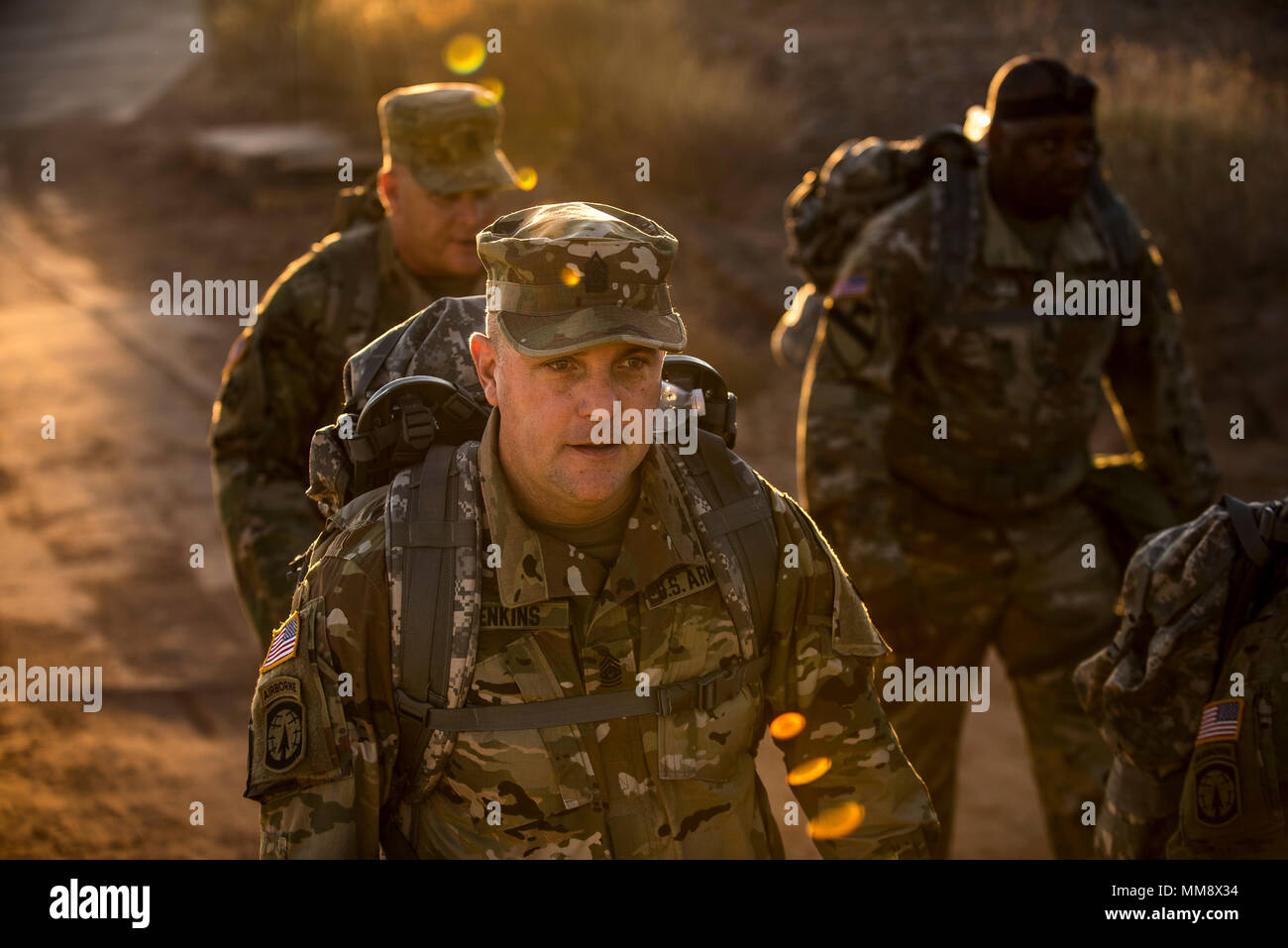 Command Sergeant Maj. Kyle Jenkins, U.S. Army Reserve command sergeant ...