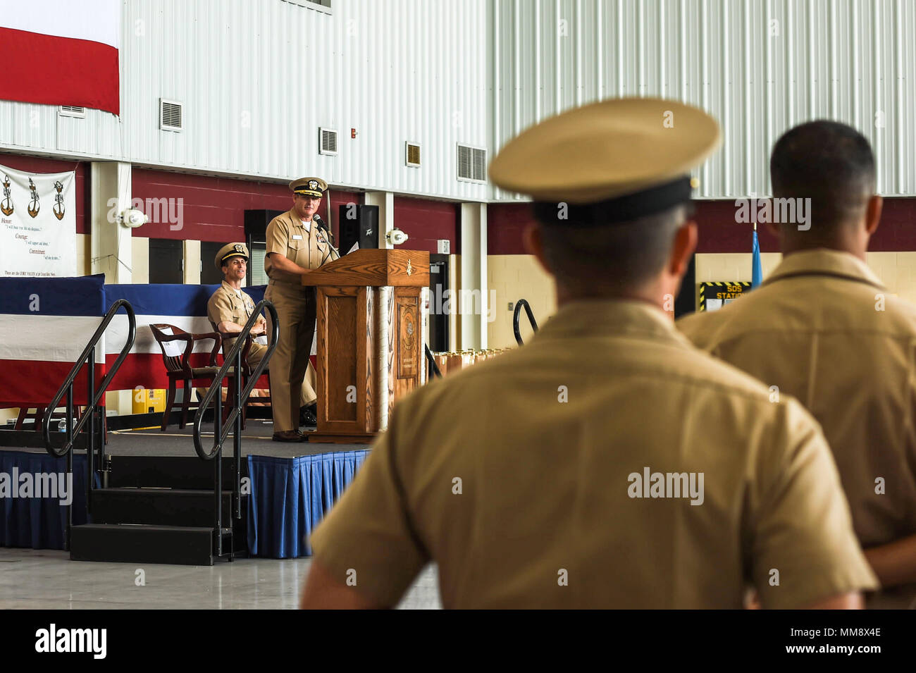 Capt. Brian M. Ferguson, deputy commander of Naval Air Force Reserve ...