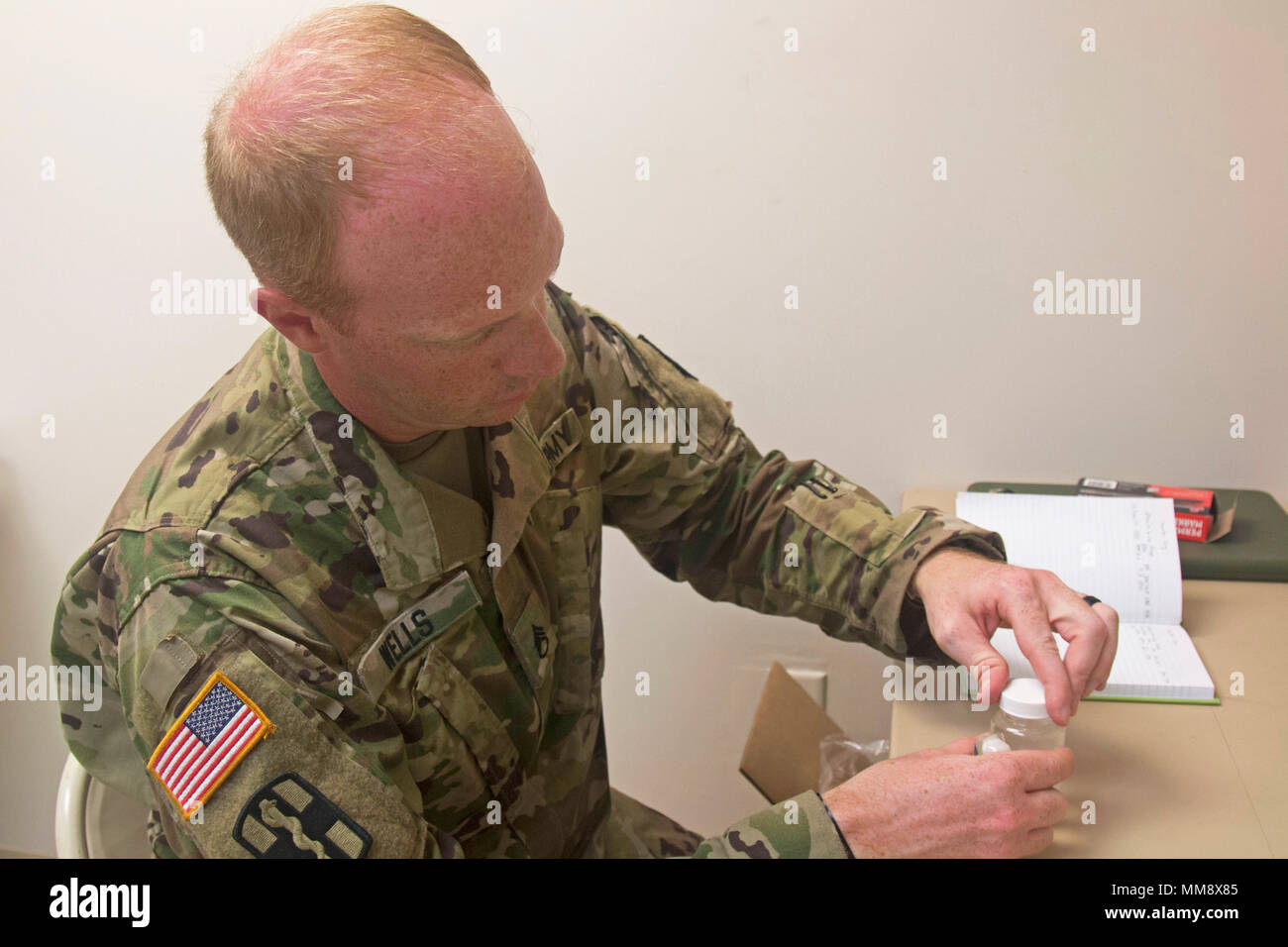 Staff Sgt. Cody Wells, a preventative medicine noncommissioned officer ...