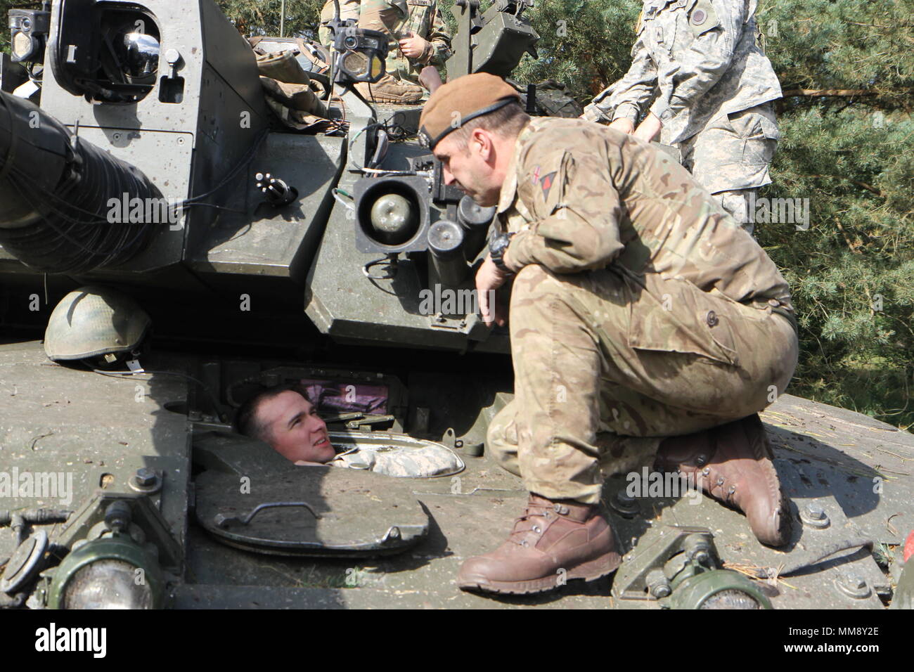 On Sept. 17, 2017 tankers of the Royal Wessex Yeomanry, a British ...