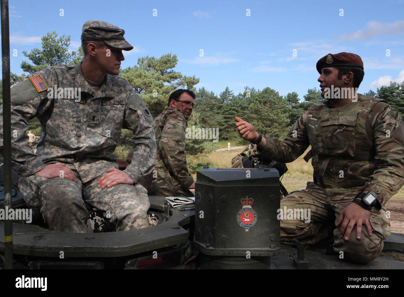 On Sept. 17, 2017 tankers of the Royal Wessex Yeomanry, a British ...