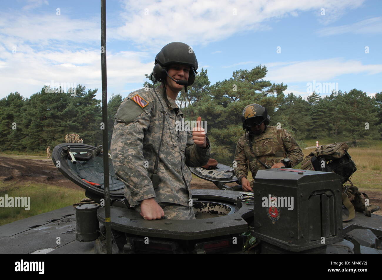 On Sept. 17, 2017 tankers of the Royal Wessex Yeomanry, a British ...