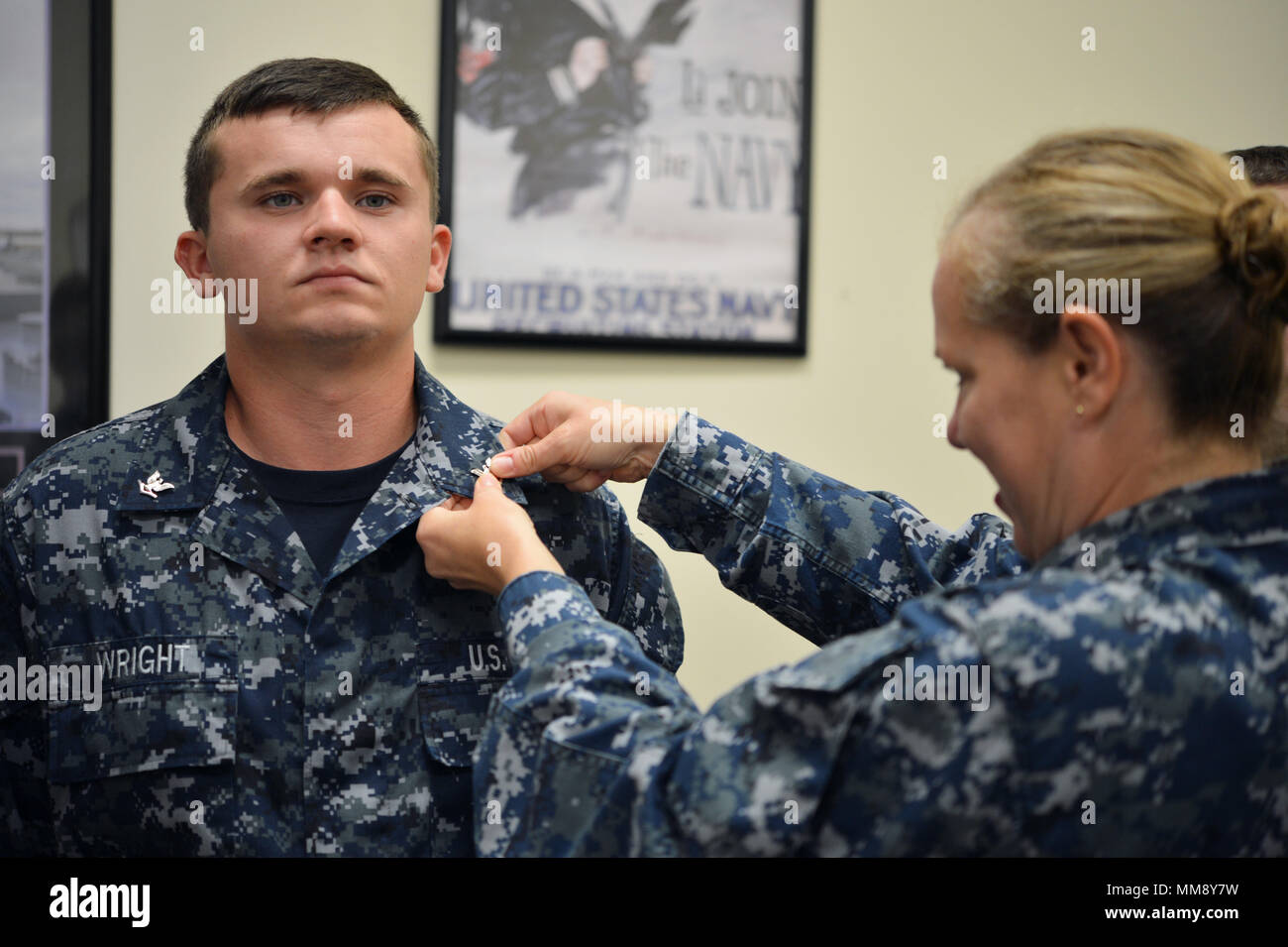 (September 16, 2017) SAGINAW, Mich. - Machinist Mate 3rd Class Tyler R ...