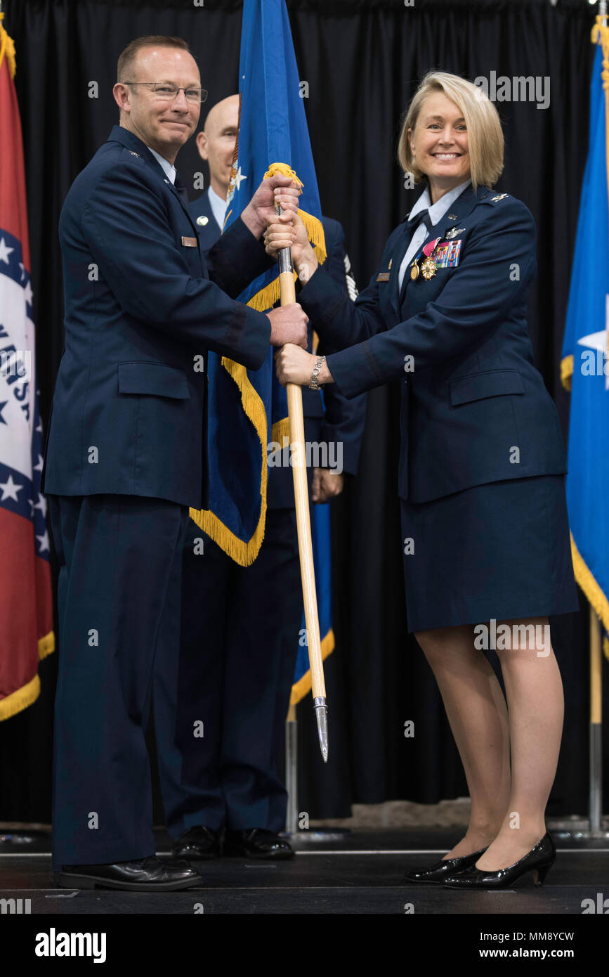 Col. Bobbi J. Doorenbos relinquishes command of the 188th Wing to Brig ...