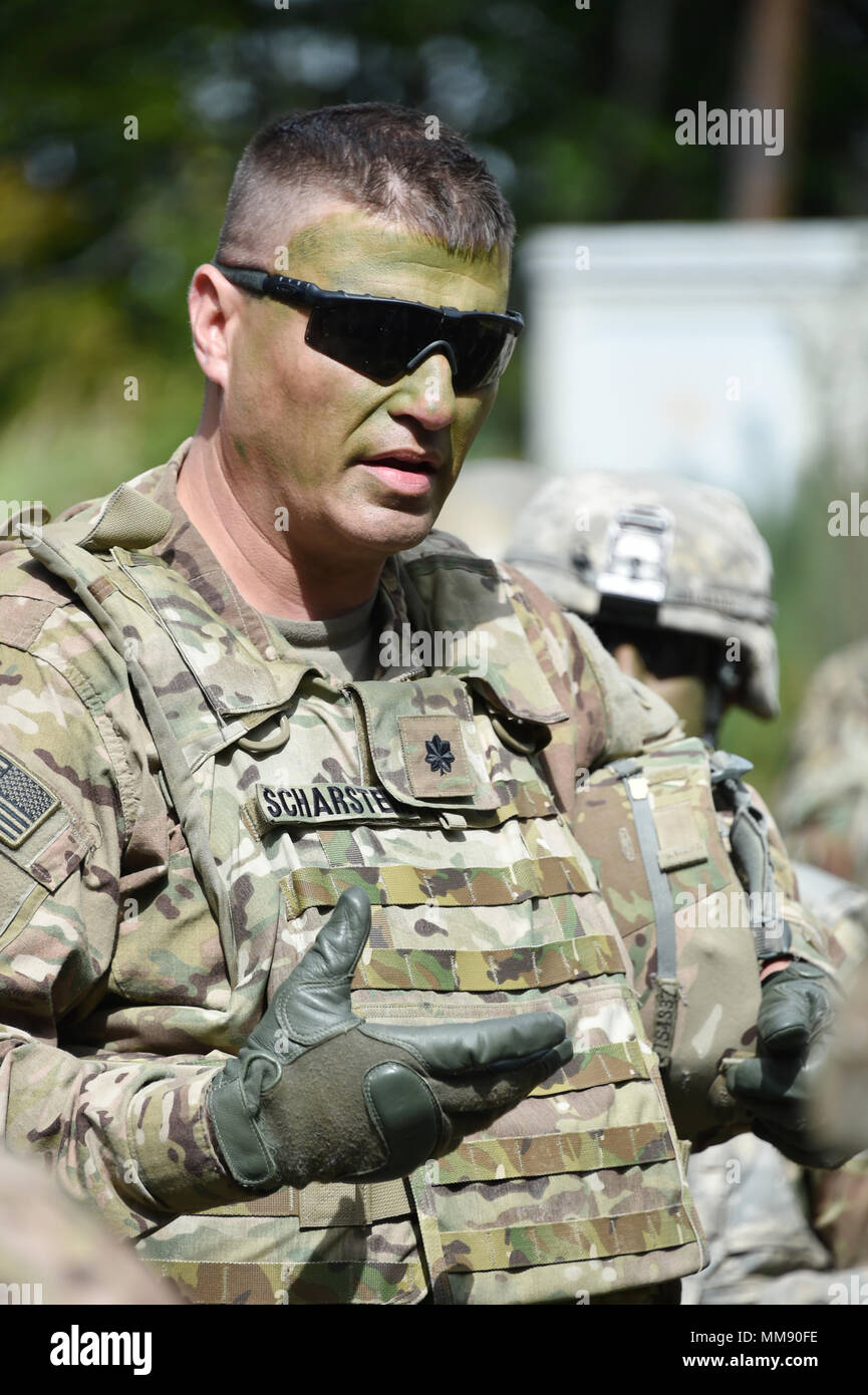 U.S. Army Lt. Col. Victor Scharstein, Commander of the 3rd Battalion ...
