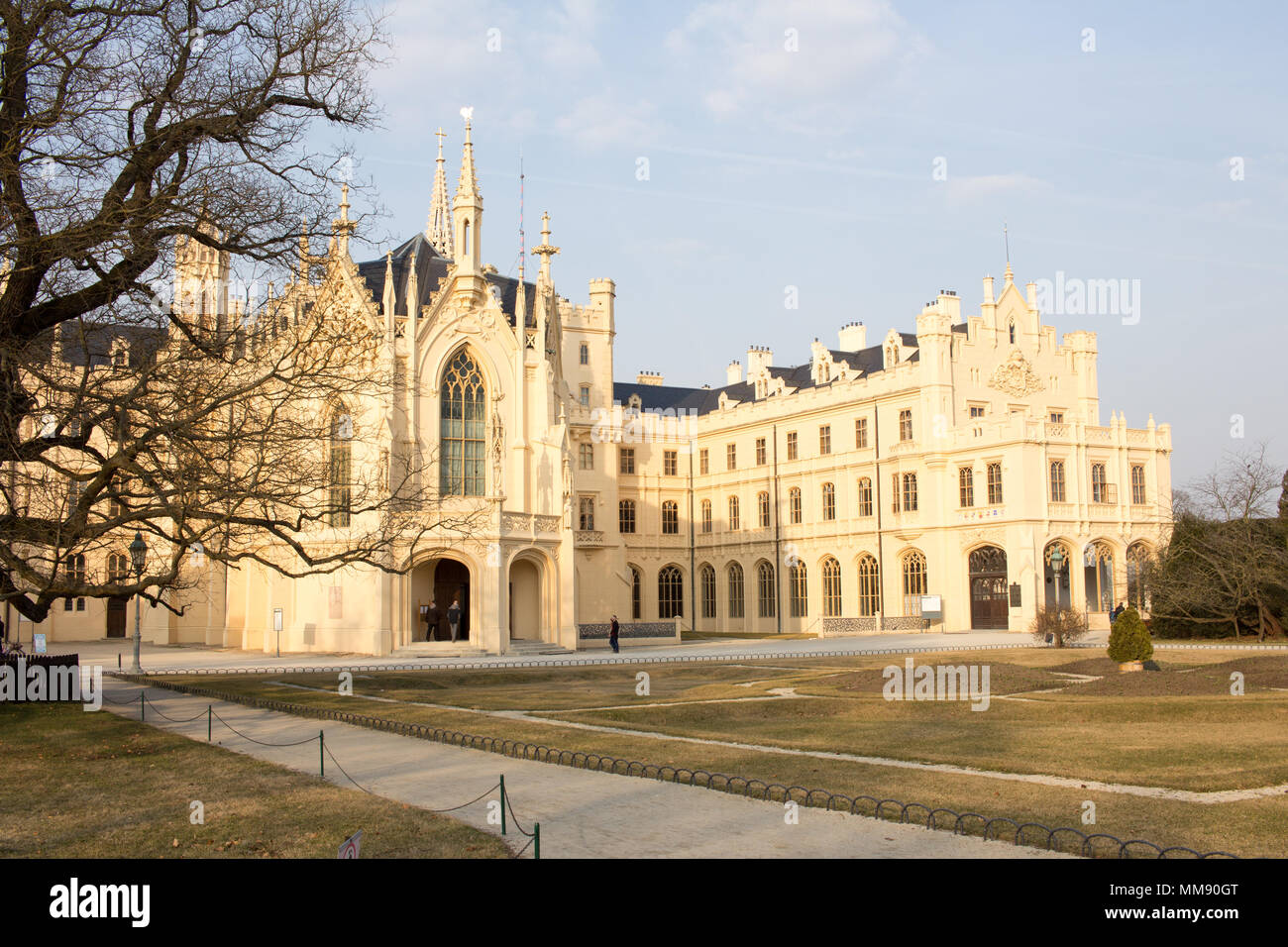 Lednice palace / castle Stock Photo - Alamy