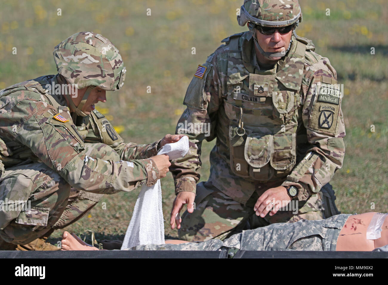 U.S. Army Staff Sergeant Steven Colvin and U.S. Army Staff Sergeant ...